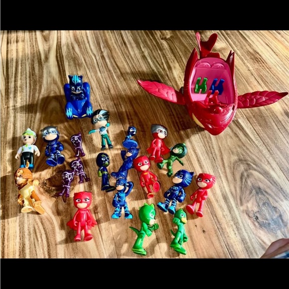 pj masks | Toys | Pj Masks Lot 2 Figures Plane Rare Armadylan Dylan ...